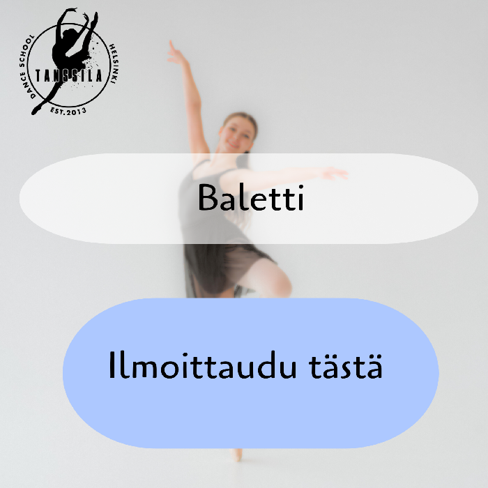 Baletin tekniikka alkeet/perustaso (13v+), klo 19.15–20.15, keskiviikko ...